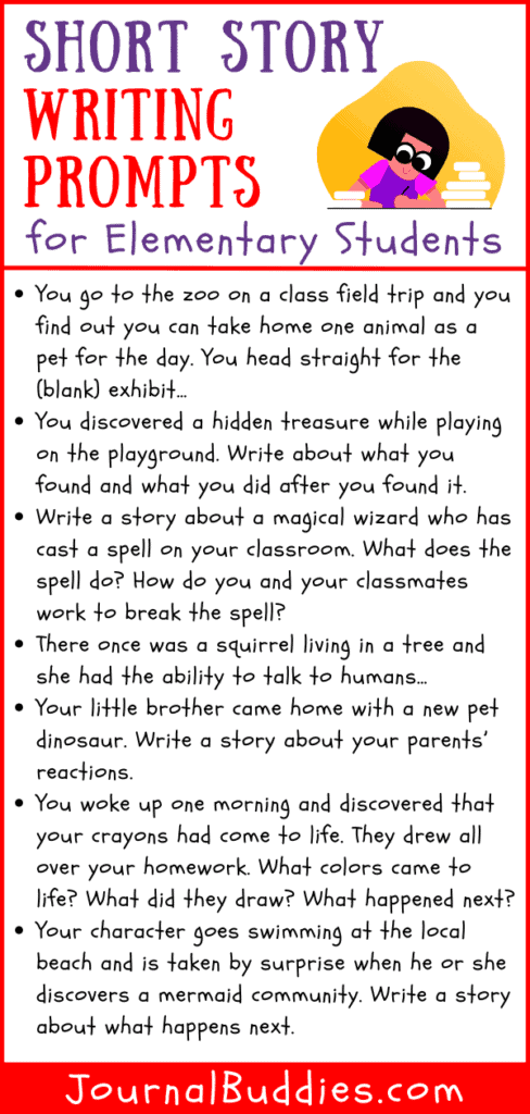 40 Fun and Inspiring Writing Prompts for Short Stories » JournalBuddies.com