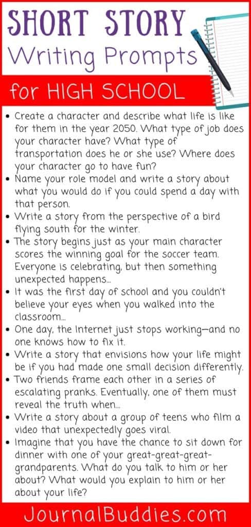 40 Fun and Inspiring Writing Prompts for Short Stories » JournalBuddies.com