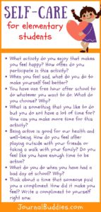 30 Super Self-Care Writing Prompts by Grade » JournalBuddies.com