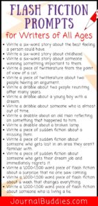 What is Flash Fiction (Guide & Prompts) » JournalBuddies.com