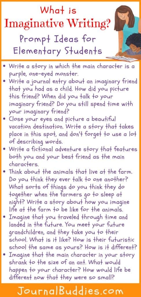 48 Incredible Imaginative Writing Prompts » JournalBuddies.com
