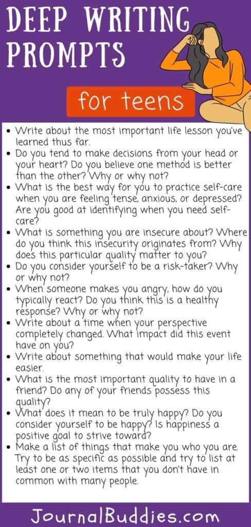 31 Deep Writing Prompts to Promote Reflection and Exploration