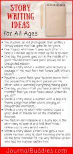 40 Story Writing Ideas by Grade Level » JournalBuddies.com