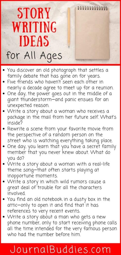 40 Story Writing Ideas by Grade Level » JournalBuddies.com