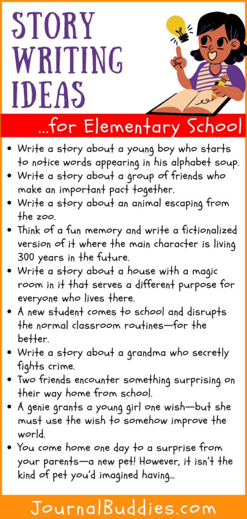 40 Story Writing Ideas by Grade Level » JournalBuddies.com