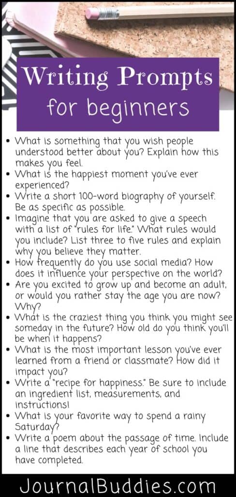 Writing Prompts for Beginners