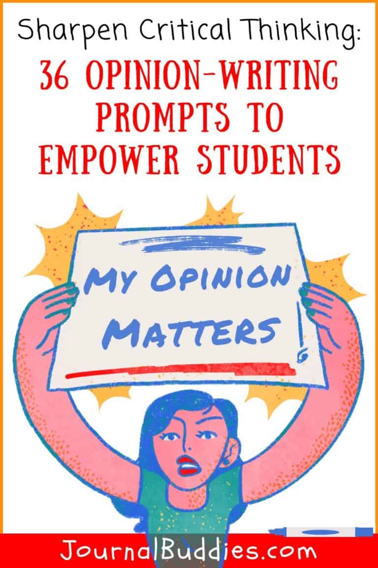 36 Opinion Writing Prompts for Students » JournalBuddies.com