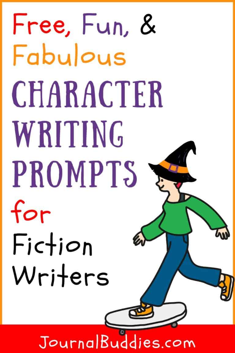 20 Free Character Writing Prompts » JournalBuddies.com