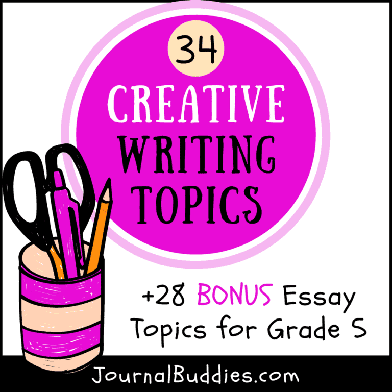 Fun Creative Writing and Essay Topics for Grade 5 » JournalBuddies.com