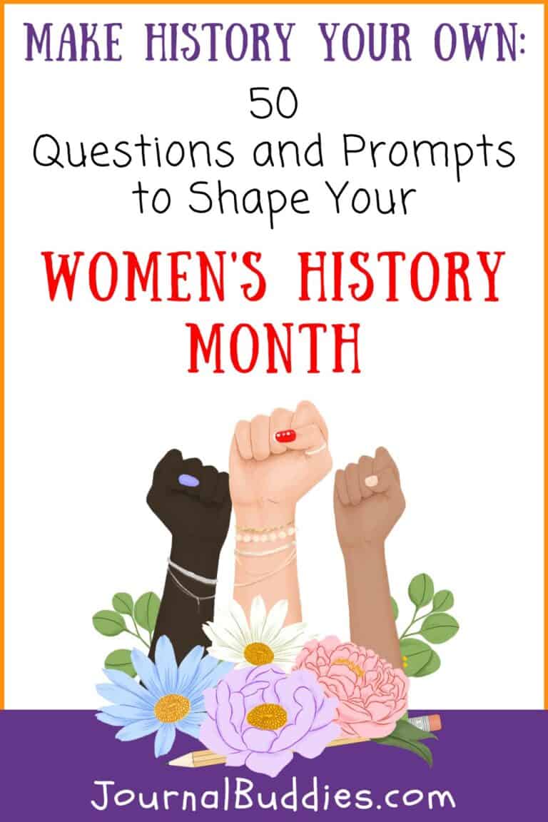 50 Women's History Month Questions and Prompts » JournalBuddies.com