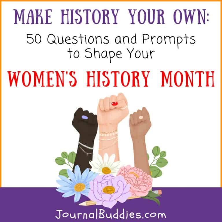50 Women's History Month Questions and Prompts » JournalBuddies.com