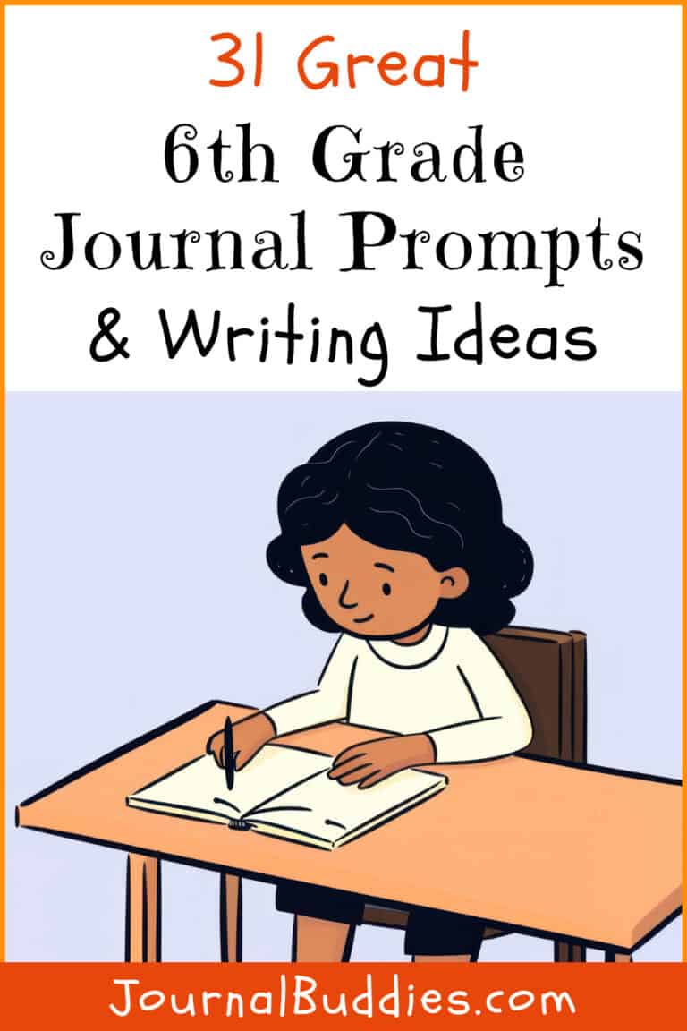 31 Great 6th Grade Journal Prompts & Writing Ideas » JournalBuddies.com
