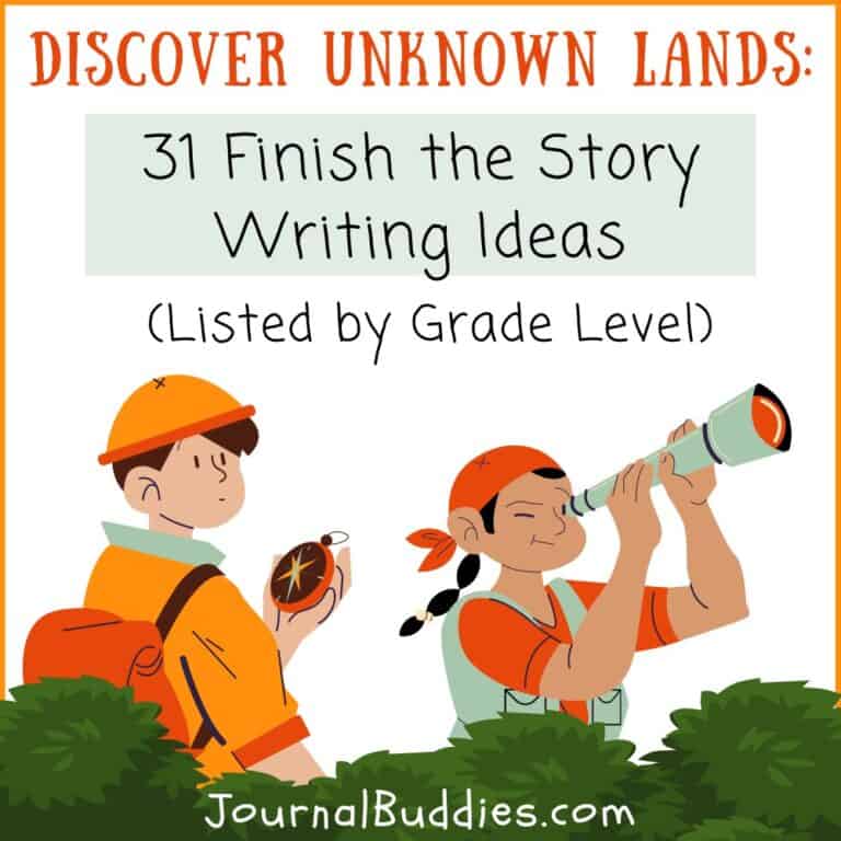31 Fabulous Finish the Story Writing Prompts by Grade Level ...