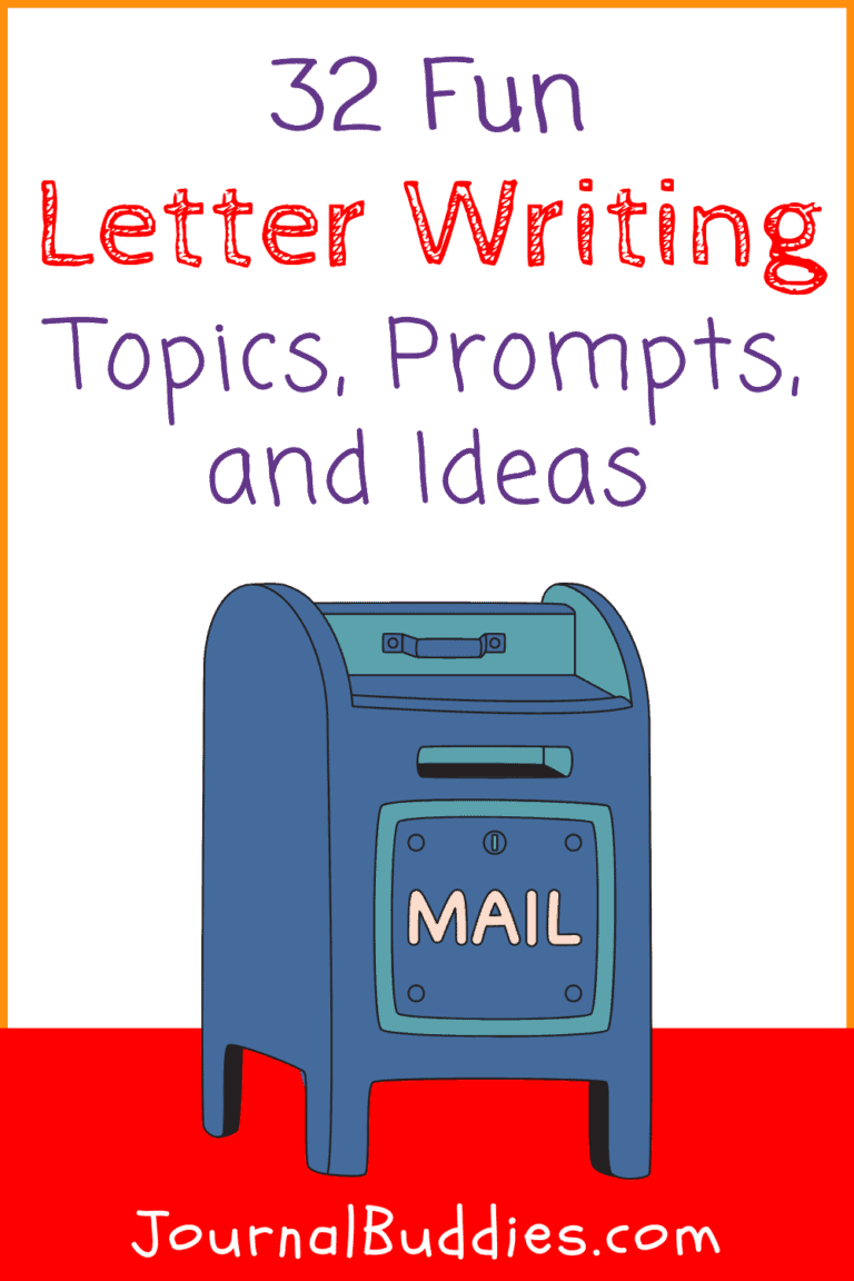 32 Fun Letter Writing Topics, Prompts, and Ideas » JournalBuddies.com
