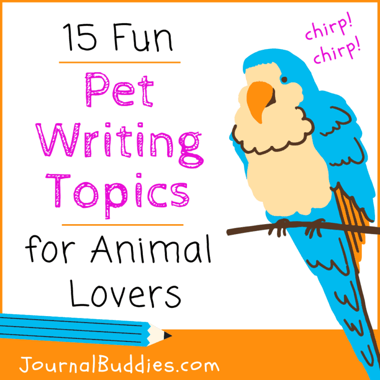 Writing about Pets - 15 Fun Pet Writing Topics » JournalBuddies.com