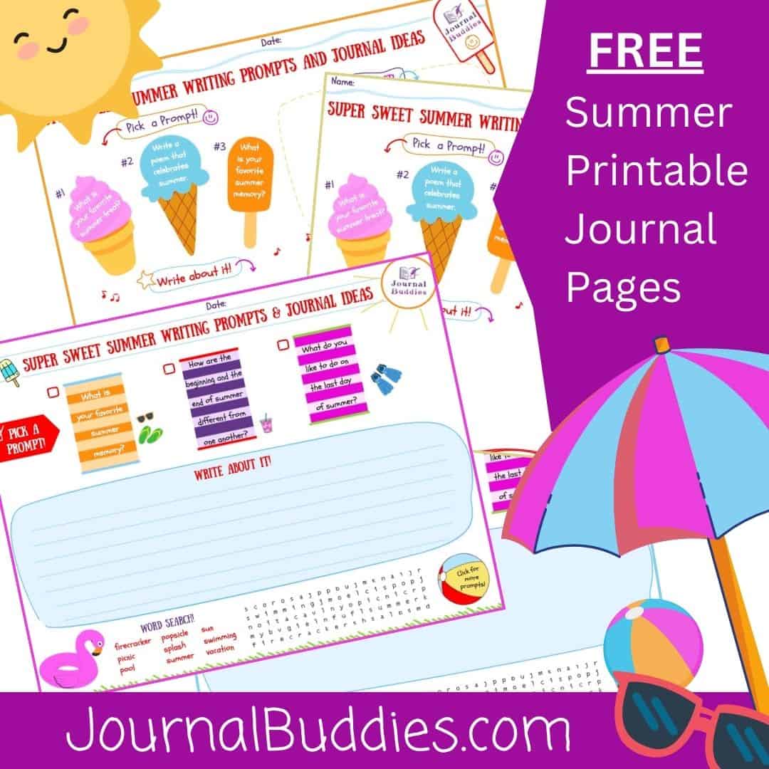 53 Super Summer Writing Prompts and Journal Ideas » JournalBuddies.com