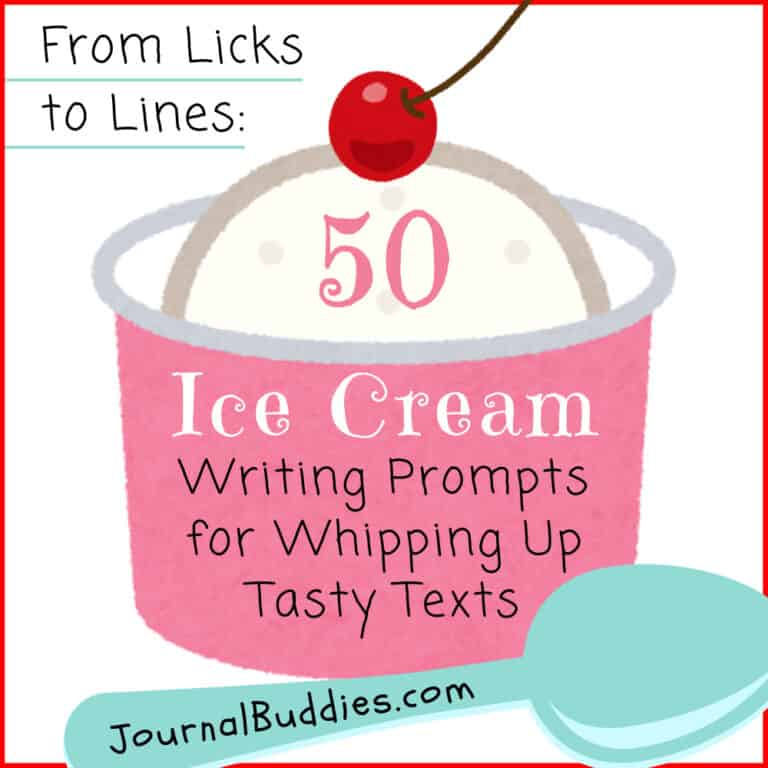 50 Delicious Ice Cream Writing Prompt Ideas » JournalBuddies.com