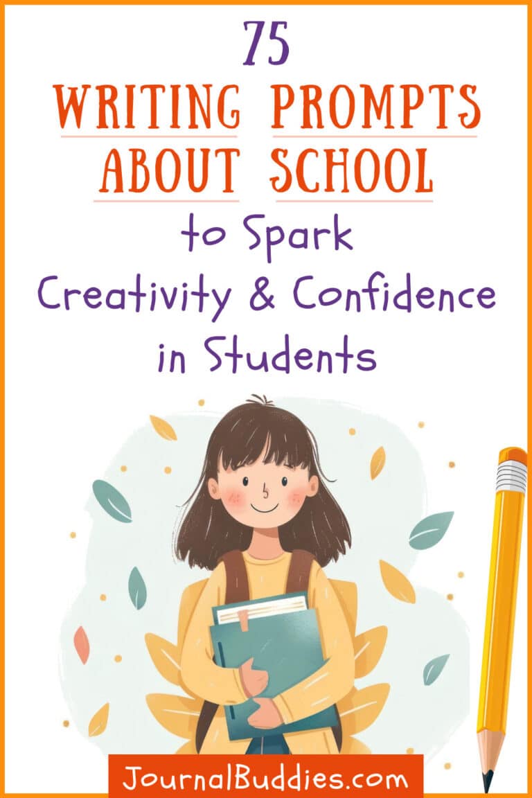 75 Upbeat Writing Prompts about School » JournalBuddies.com