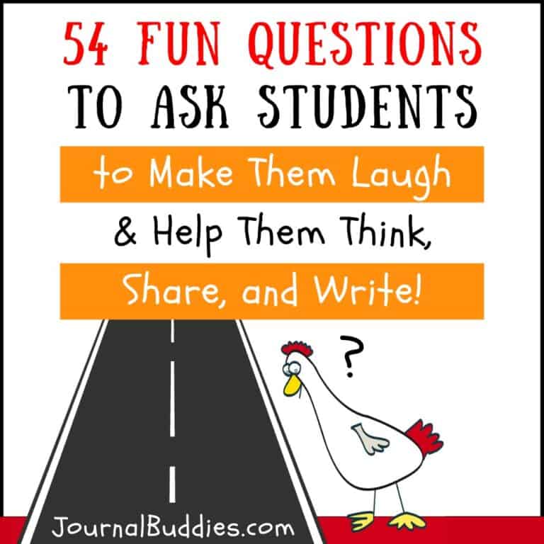 54 Fun Questions to Ask Students » JournalBuddies.com