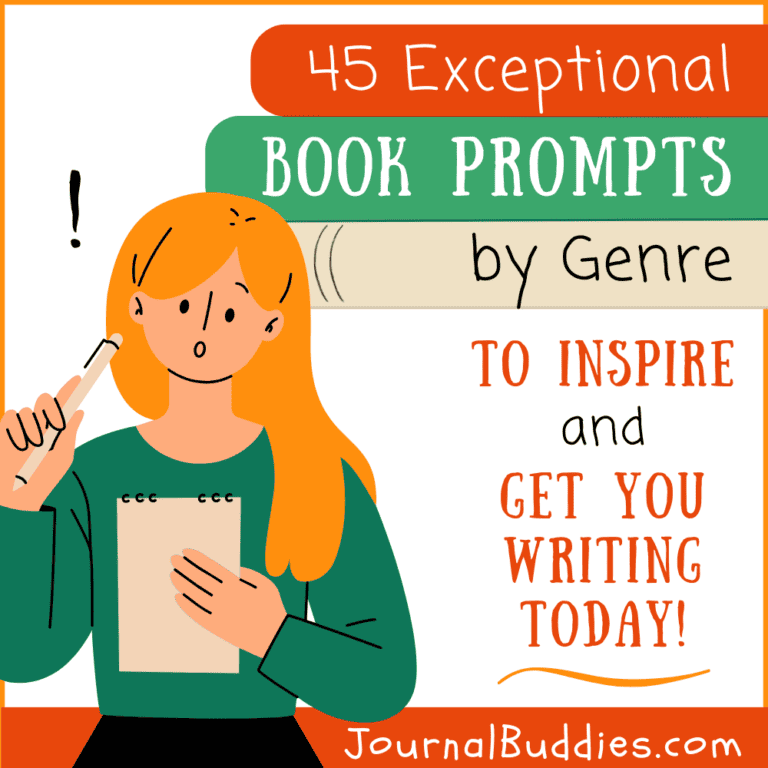 45 Exceptional Book Prompts To Inspire You » JournalBuddies.com