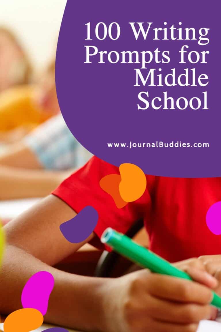 100 Writing Prompts for Middle School Fun » JournalBuddies.com