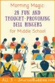 Morning Magic: 28 Bell Ringers for Middle School » JournalBuddies.com