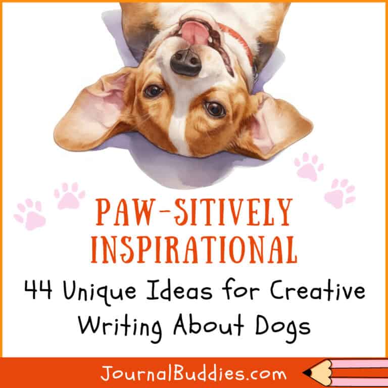 Paw-sitively Inspirational 44 Unique Ideas for Creative Writing About ...
