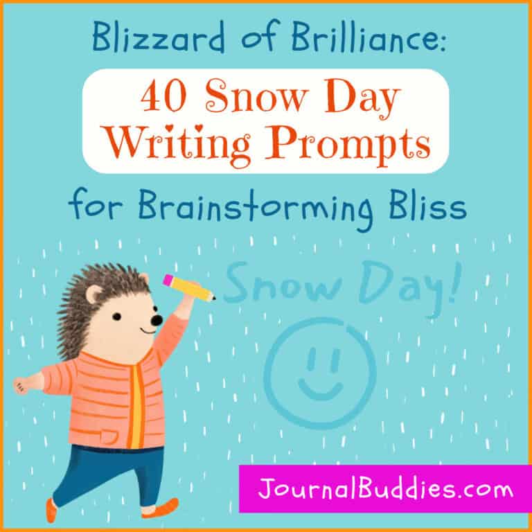 Blizzard of Brilliance: 40 Snow Day Writing Prompts » JournalBuddies.com