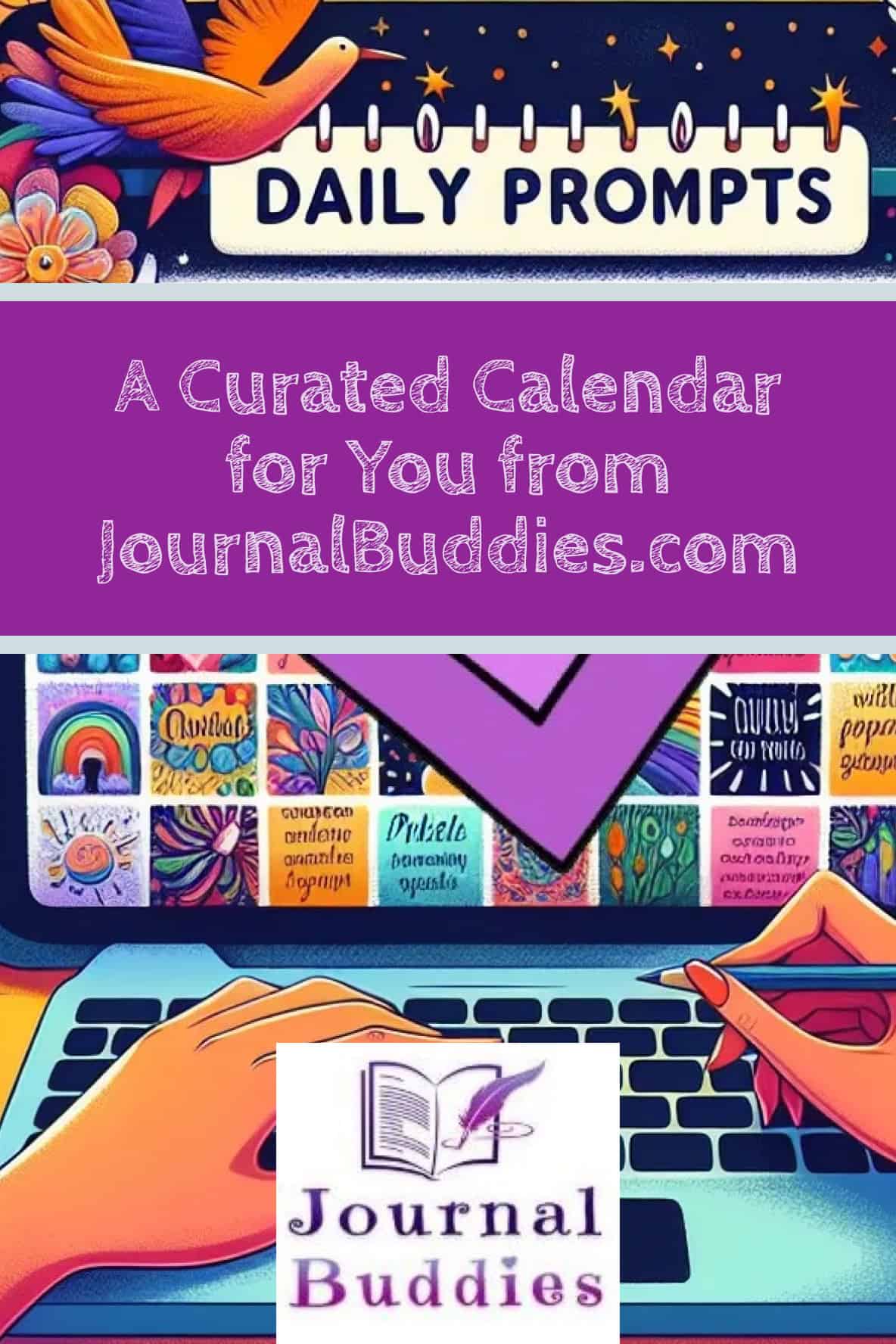 Daily Prompts Calendar for You from Journal Buddies » JournalBuddies.com